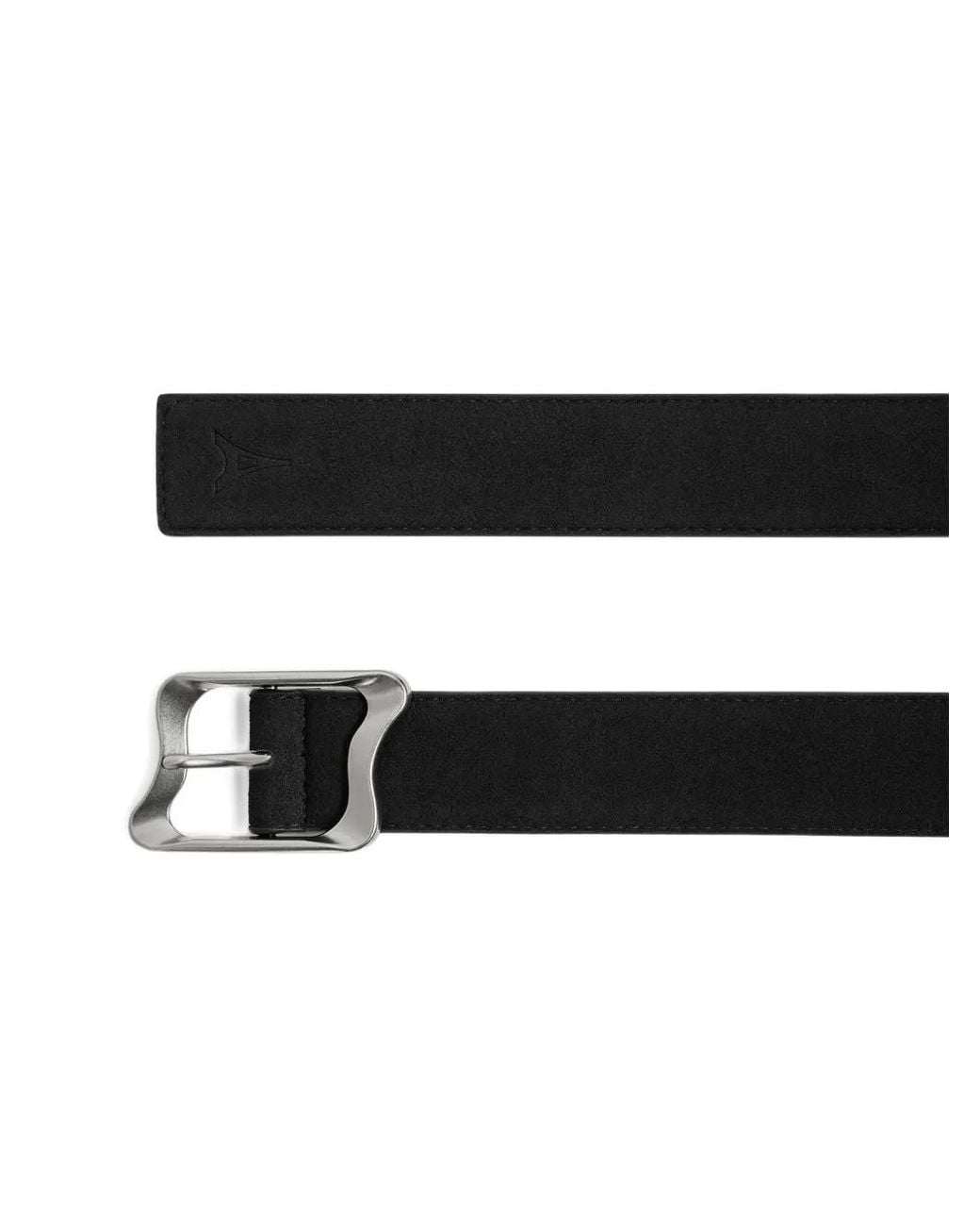 Manière De Voir Eleanor Suede & Faux-Leather Buckle-Fastening Belt in ...