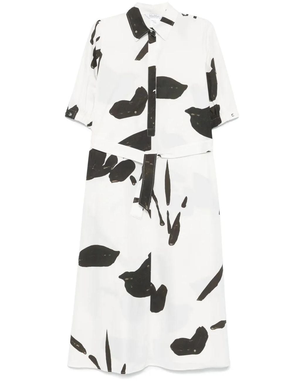 Max Mara Canter Maxi Dress in White | Lyst