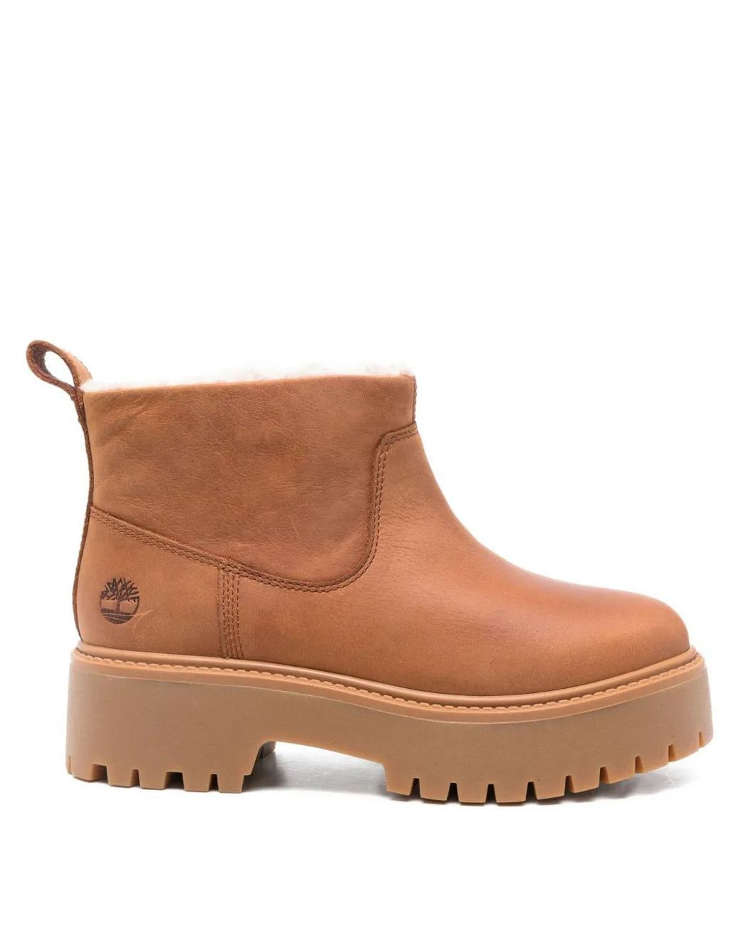 Timberland Stone Street Ankle Boots in Brown | Lyst UK