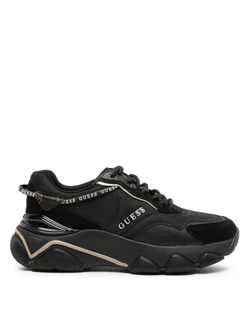 Guess Micola Active Low-Top Sneakers in Black | Lyst