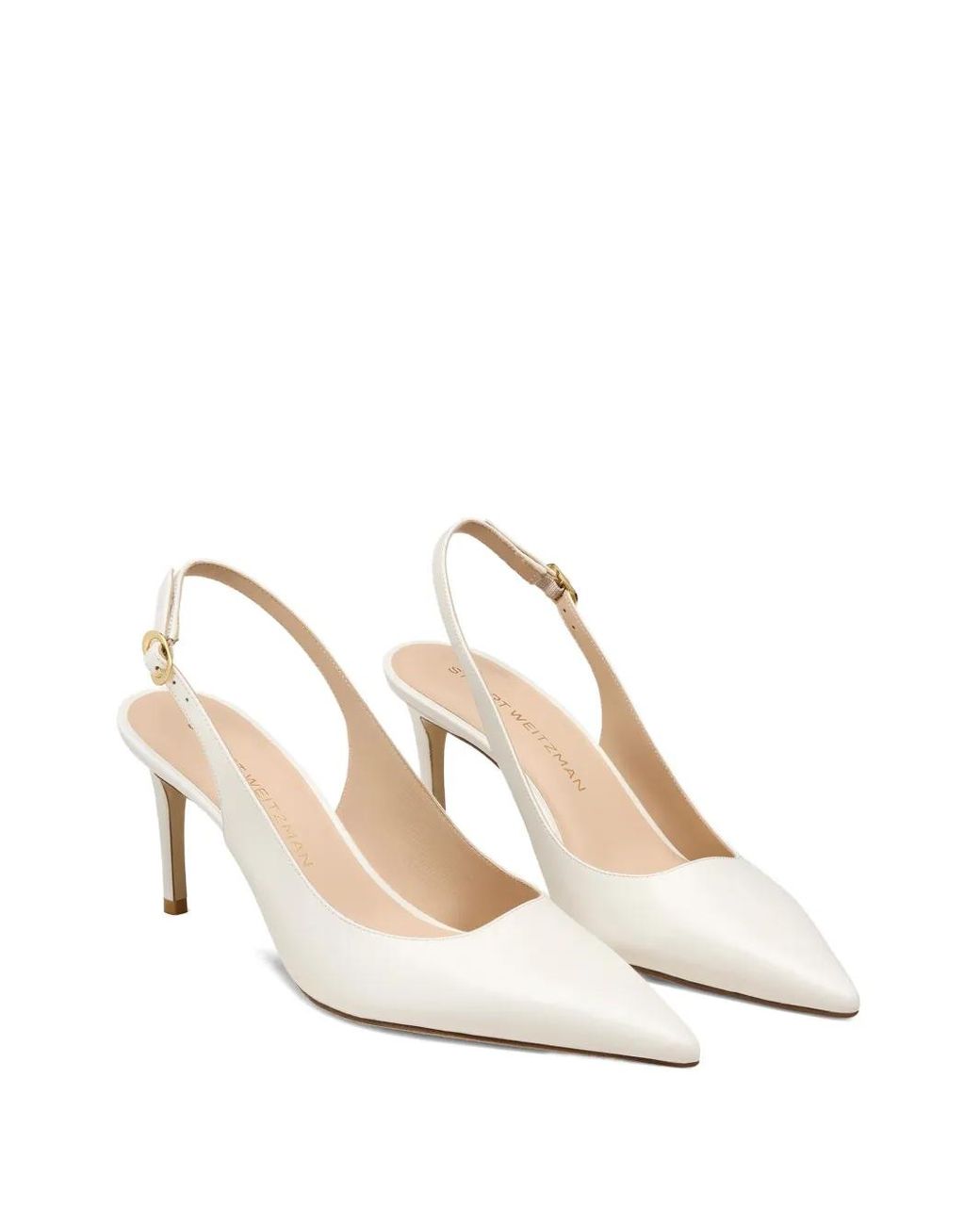 Stuart Weitzman Stuart Power Pumps in White | Lyst