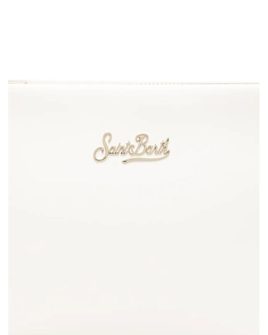 MC2 Saint Barth Aline Logo Cross Body Bag in White | Lyst