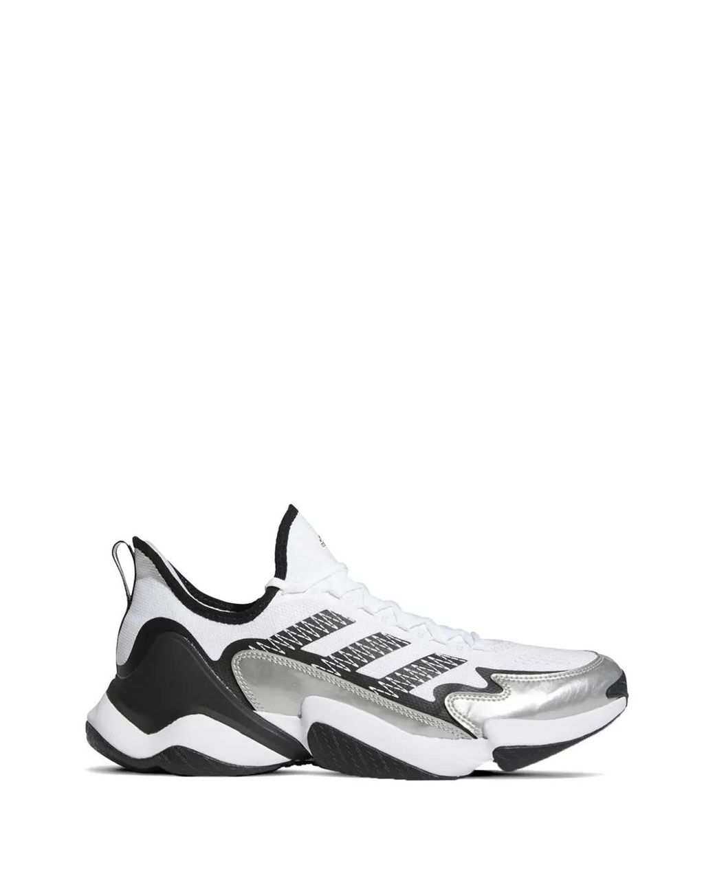 adidas Mahomes Sm Impact Flx Striped Sneakers in White | Lyst UK