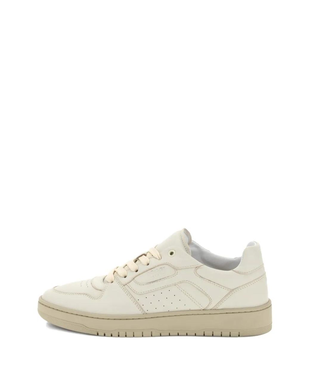 BOGGI Origin Perforated Leather Sneakers in White for Men | Lyst