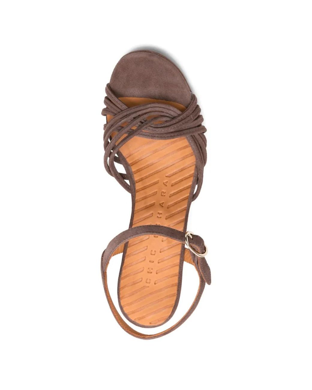Chie Mihara Keske Sandals in Brown | Lyst