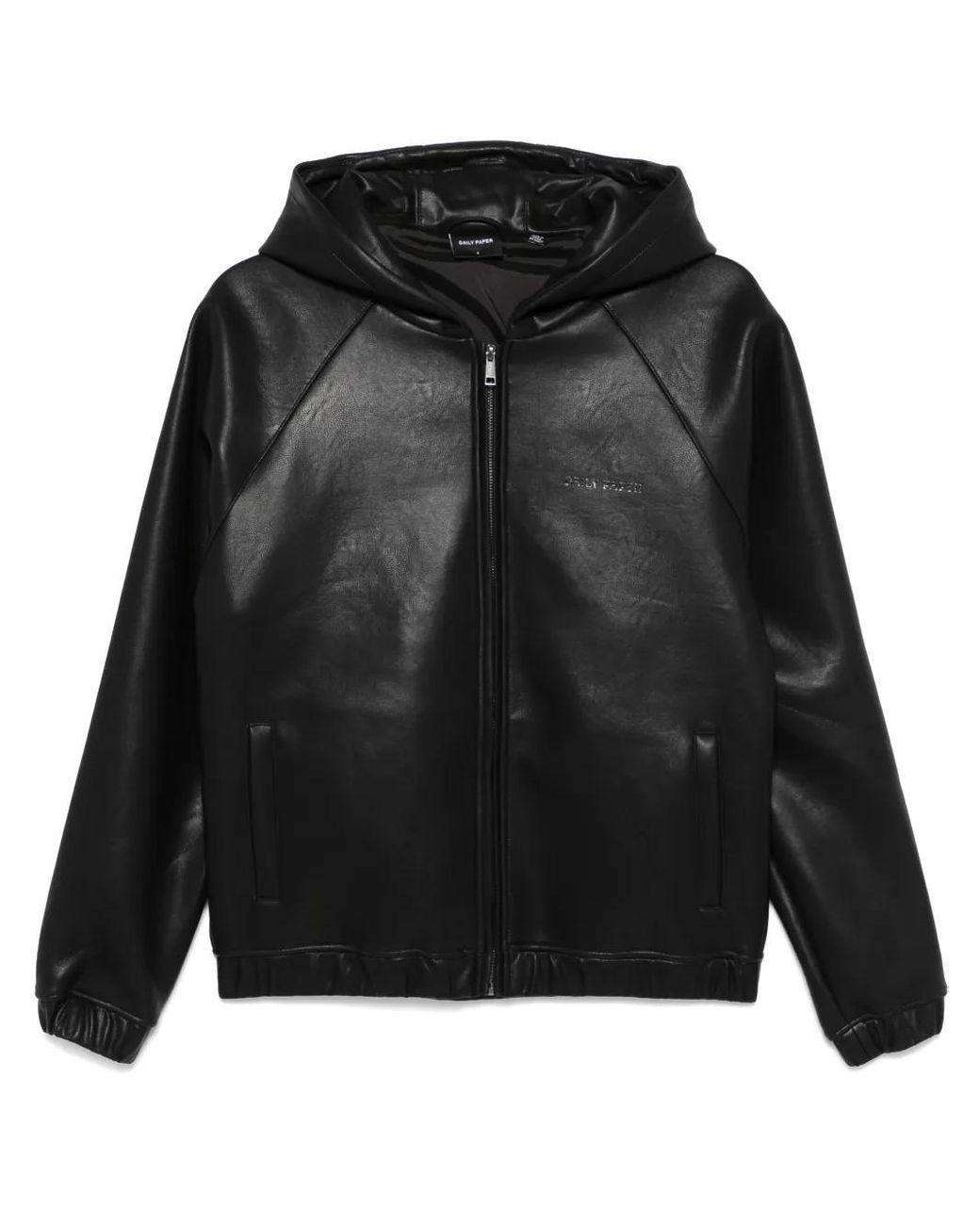 Daily Paper Faux-Leather Jacket in Black | Lyst
