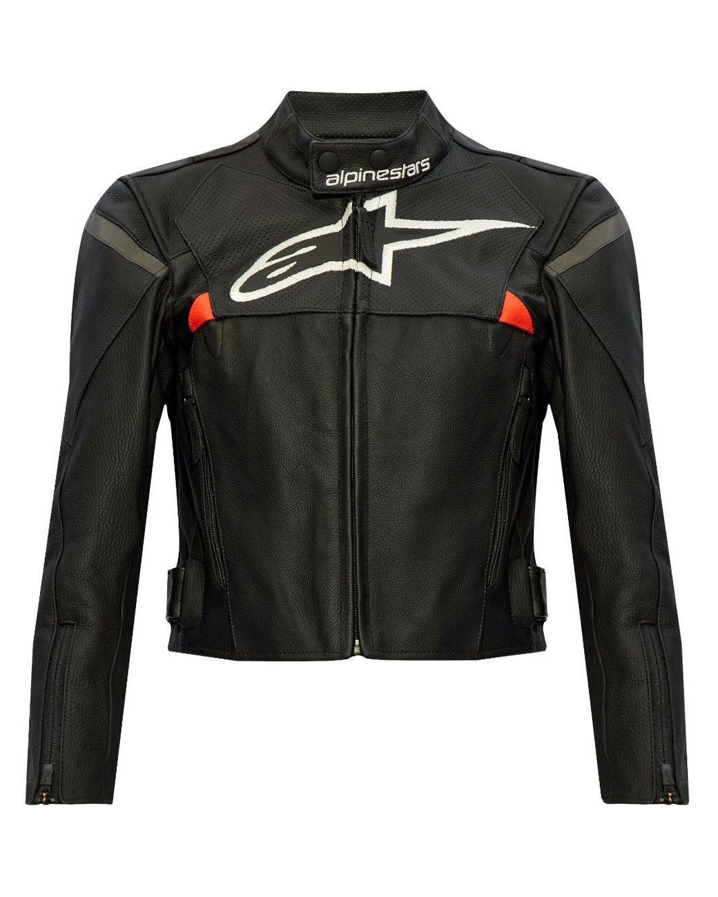 Balenciaga X Alpinestars Rsrv Leather Jacket in Black | Lyst