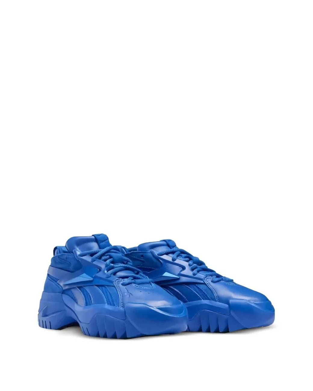 Reebok Club C V2 Wmns Chunky Sole Sneakers in Blue | Lyst