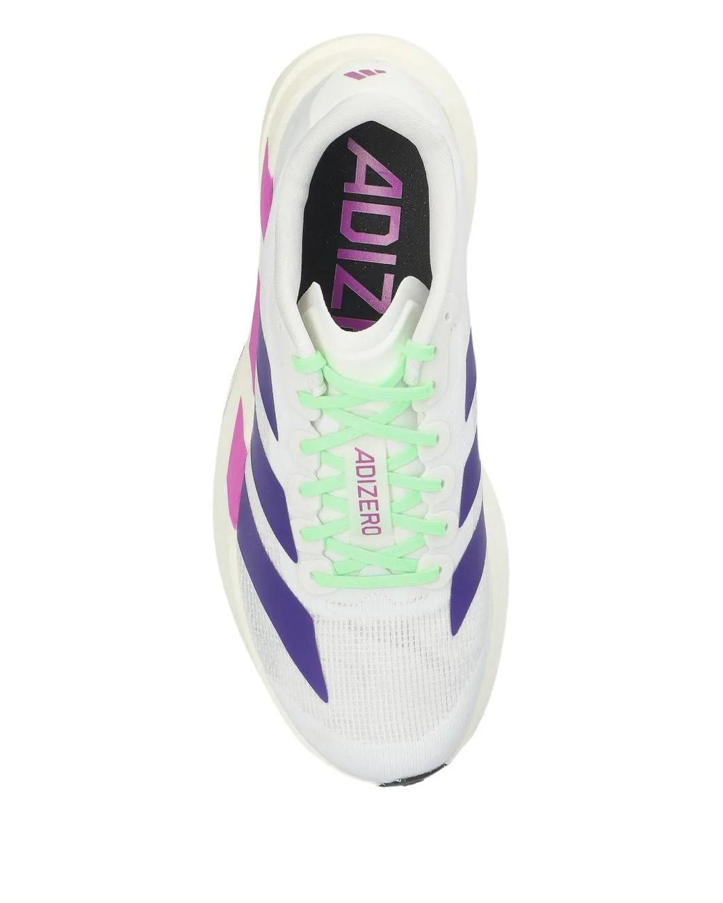 adidas Adizero Evo Three-Striped Sneakers in White | Lyst