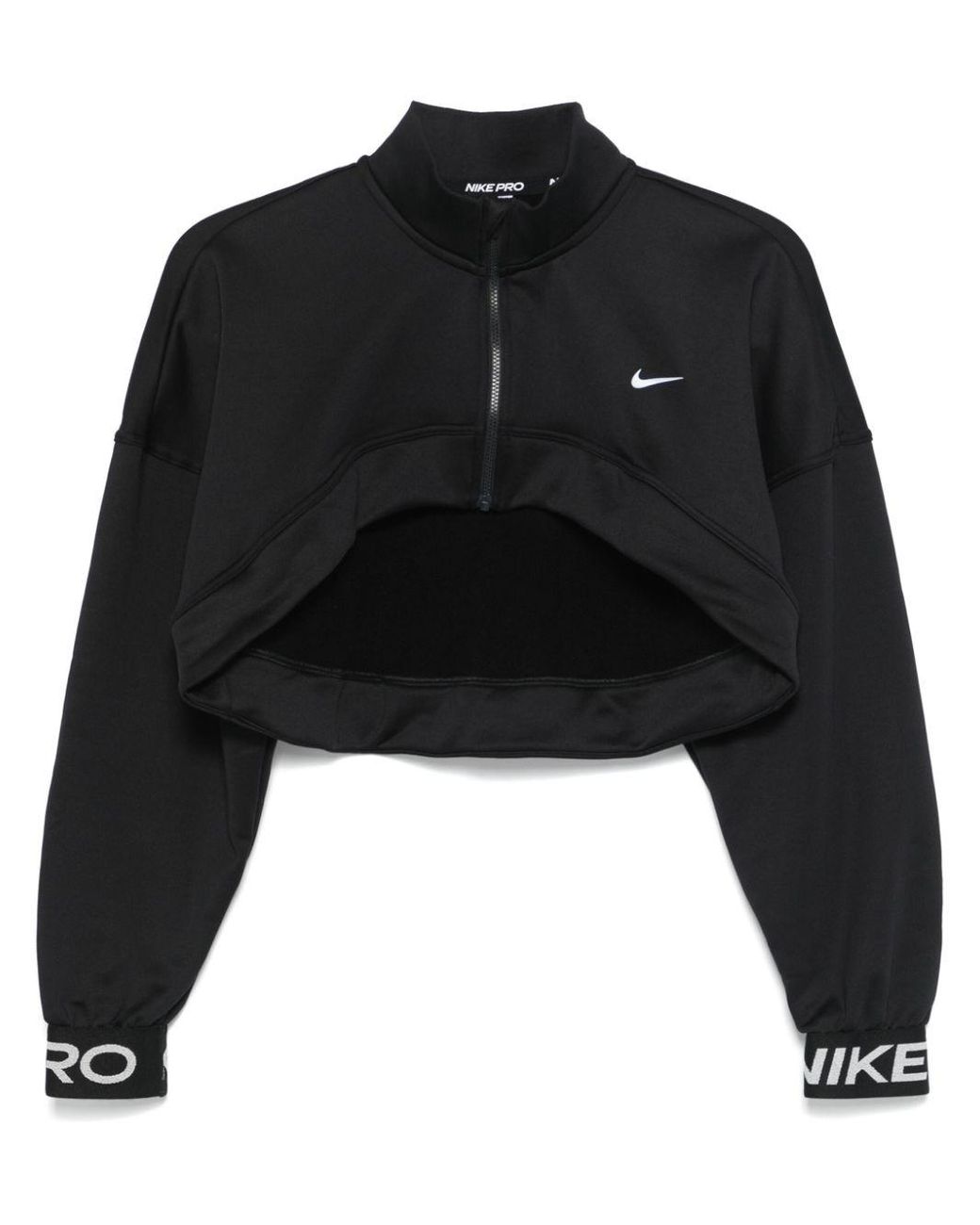 Nike Fleece Track Jacket in Black | Lyst