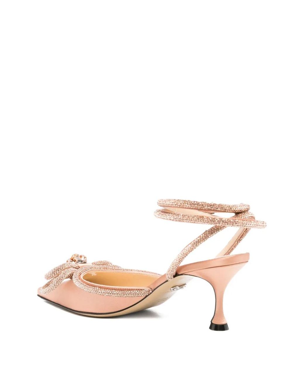 Mach & Mach Jewel-Embellished Bow Pumps in Pink | Lyst