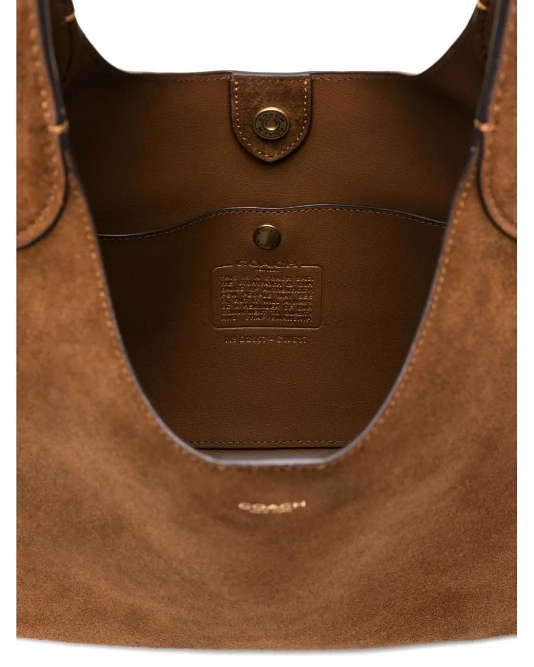 COACH Brooklyn 28 Leather Shoulder Bag in Brown | Lyst