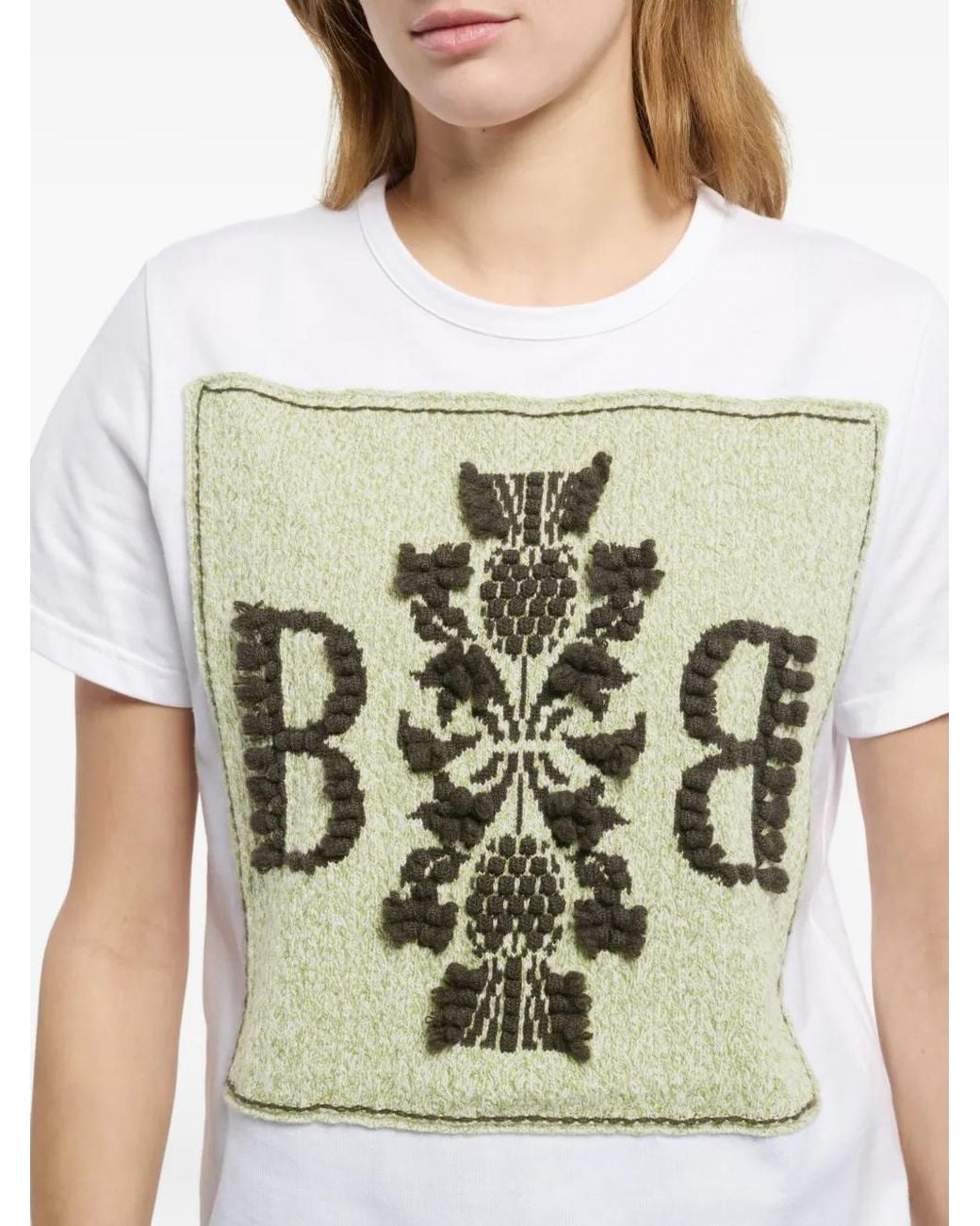 Barrie B-Logo Patch T-Shirt in White | Lyst UK