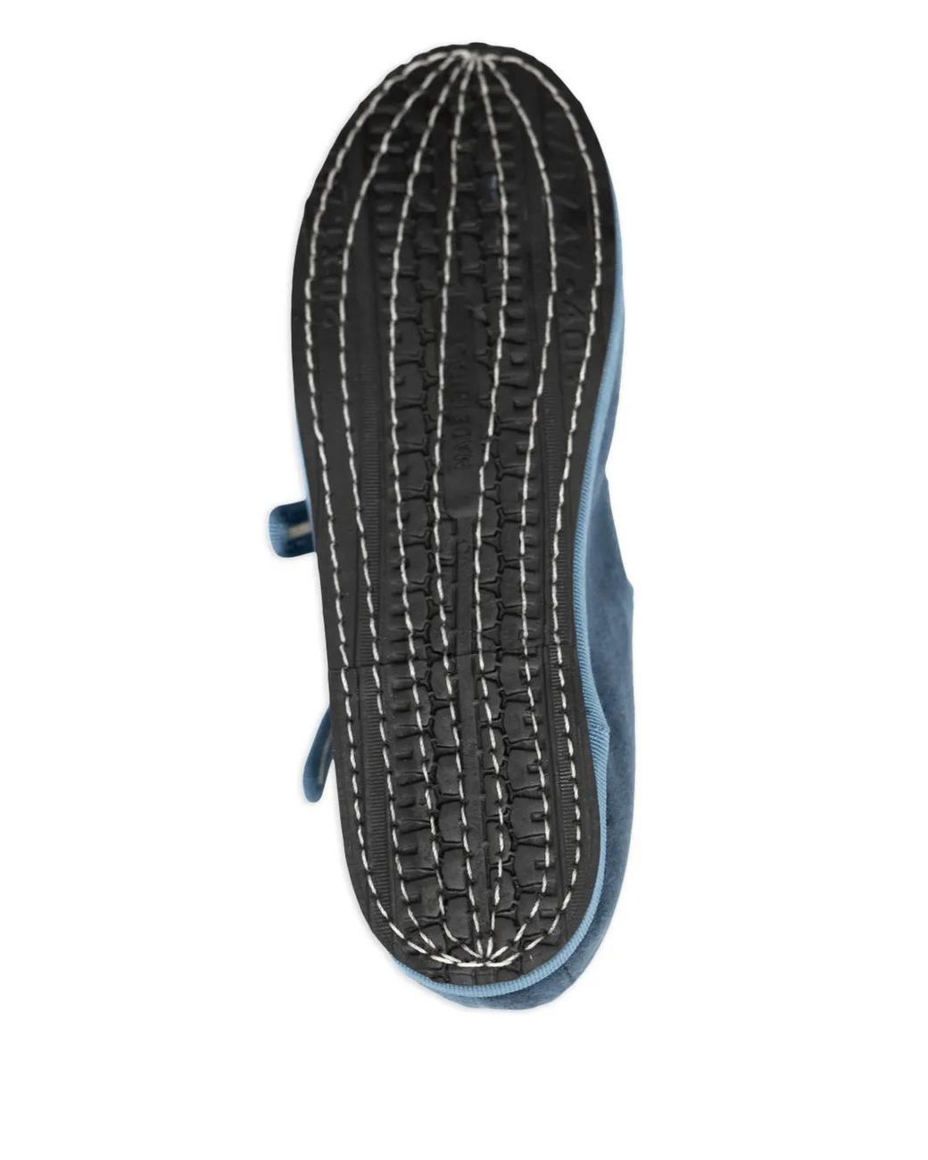 Gondolina Rialto Mary Jane Double-Lace Ballet Flats in Blue | Lyst