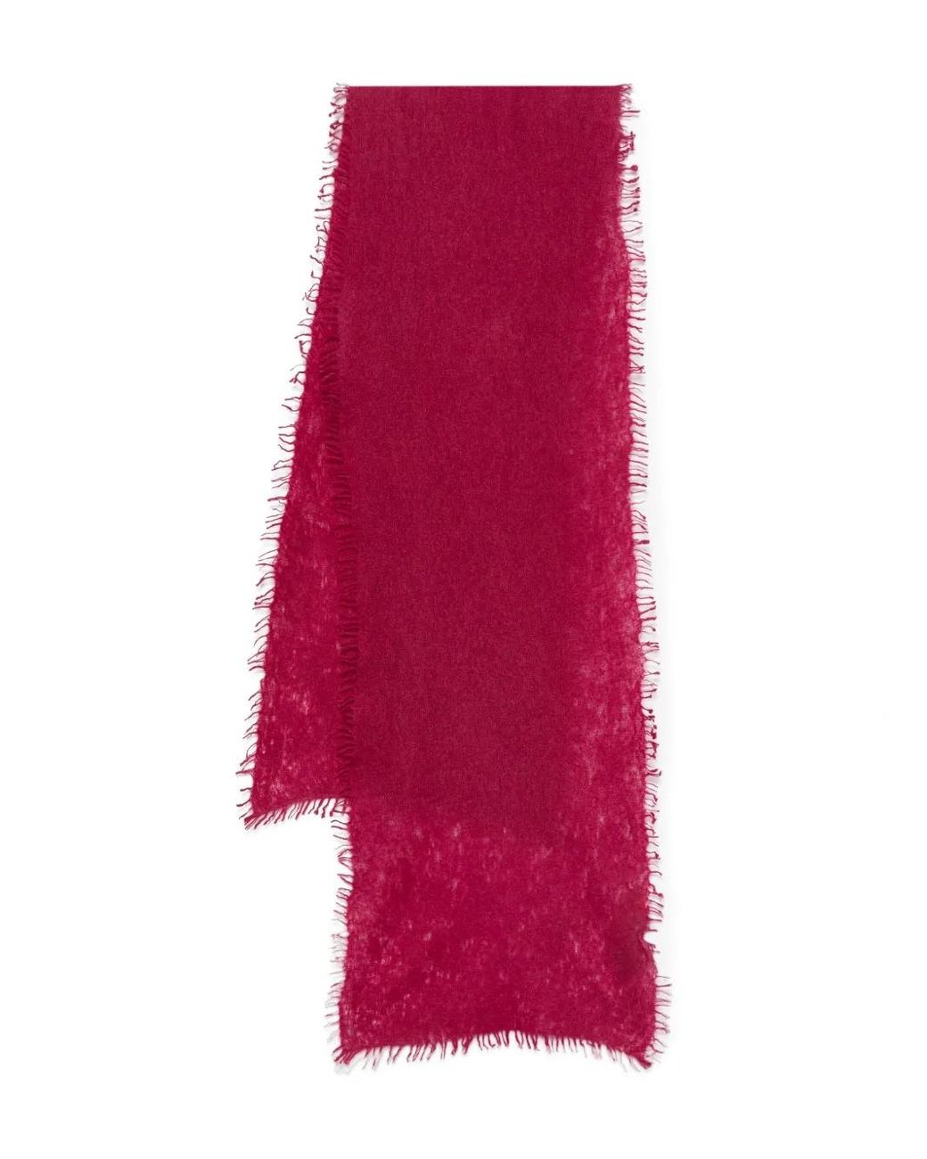 Mouleta Frayed-Edge Scarf in Pink | Lyst