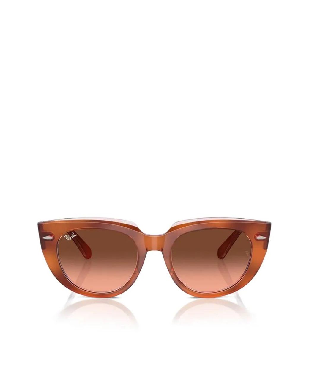 Ray-Ban Doreen Cat-Eye Sunglasses in Brown | Lyst UK