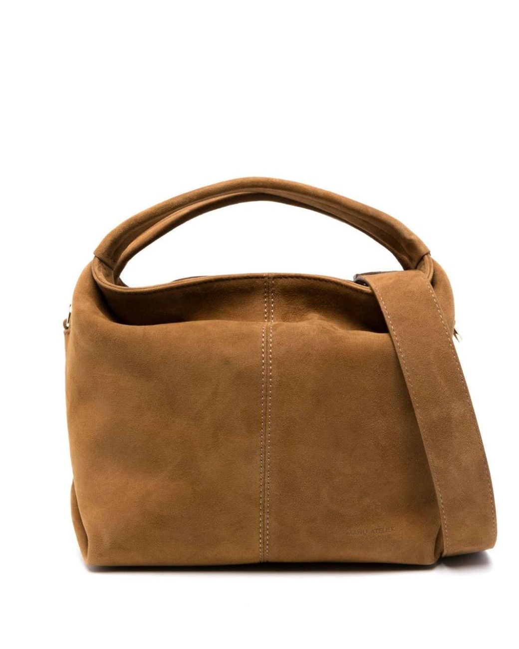 MANU Atelier Mini Gala Tote Bag in Brown | Lyst