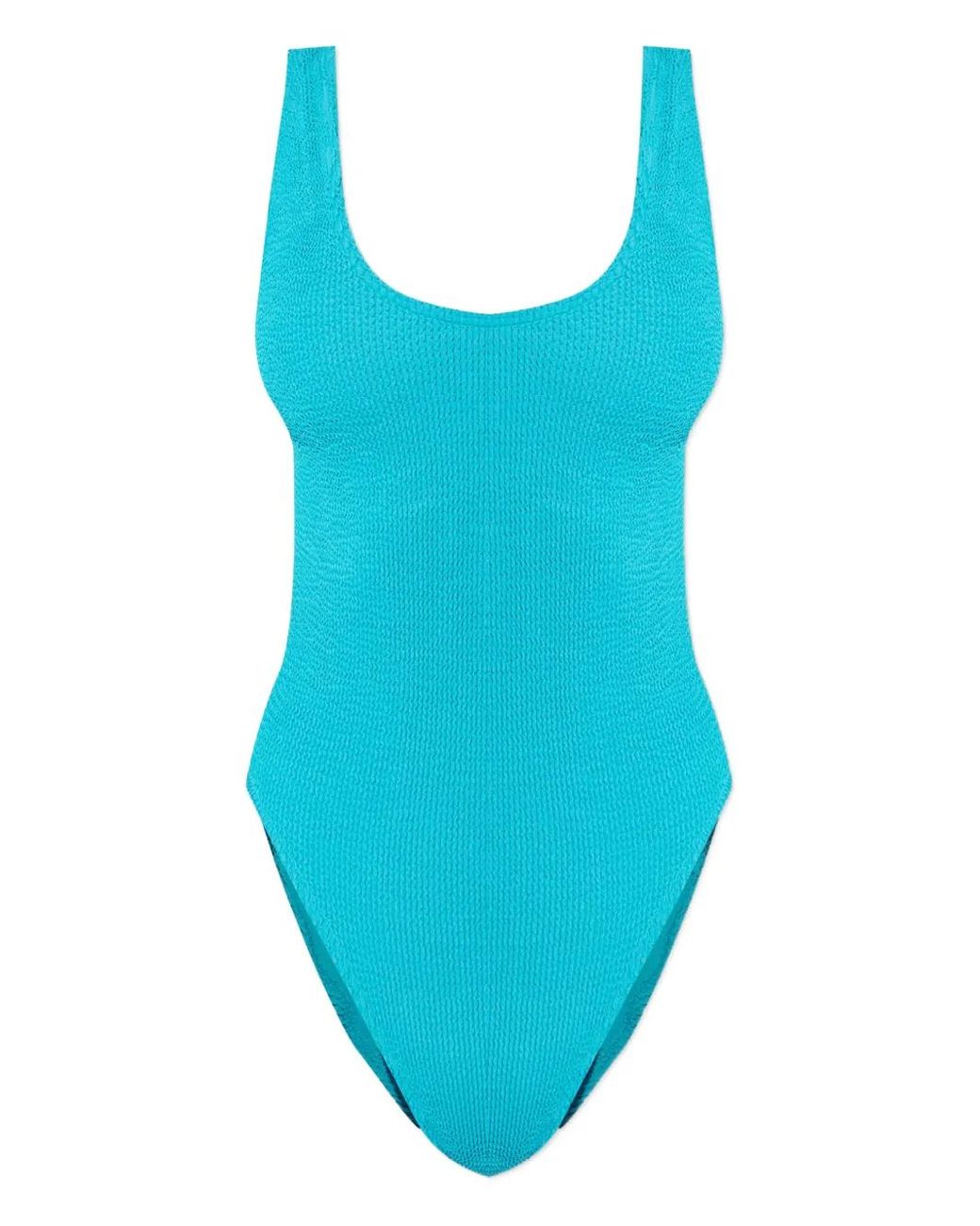 Bondeye Mara Textured Swimsuit in Blue | Lyst
