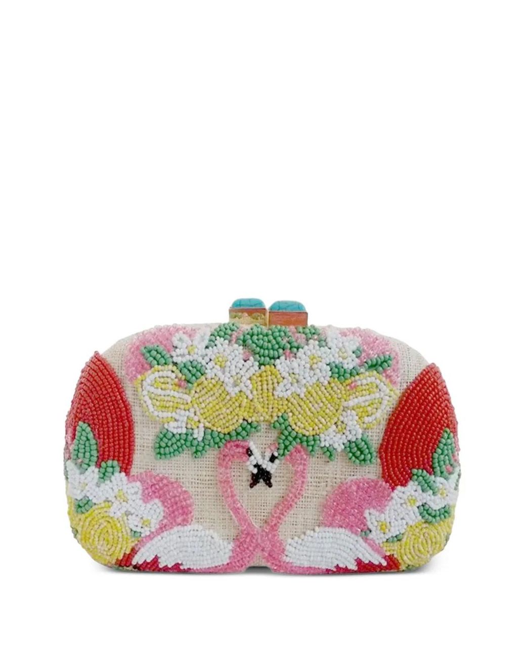 Serpui Mia Flamingo Clutch Bag | Lyst