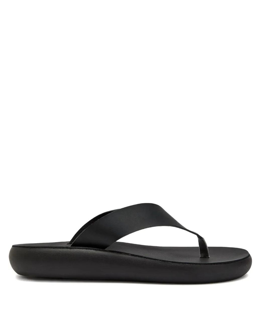 Ancient Greek Sandals Charys Comfort Leather Flatform Sandals in Black ...