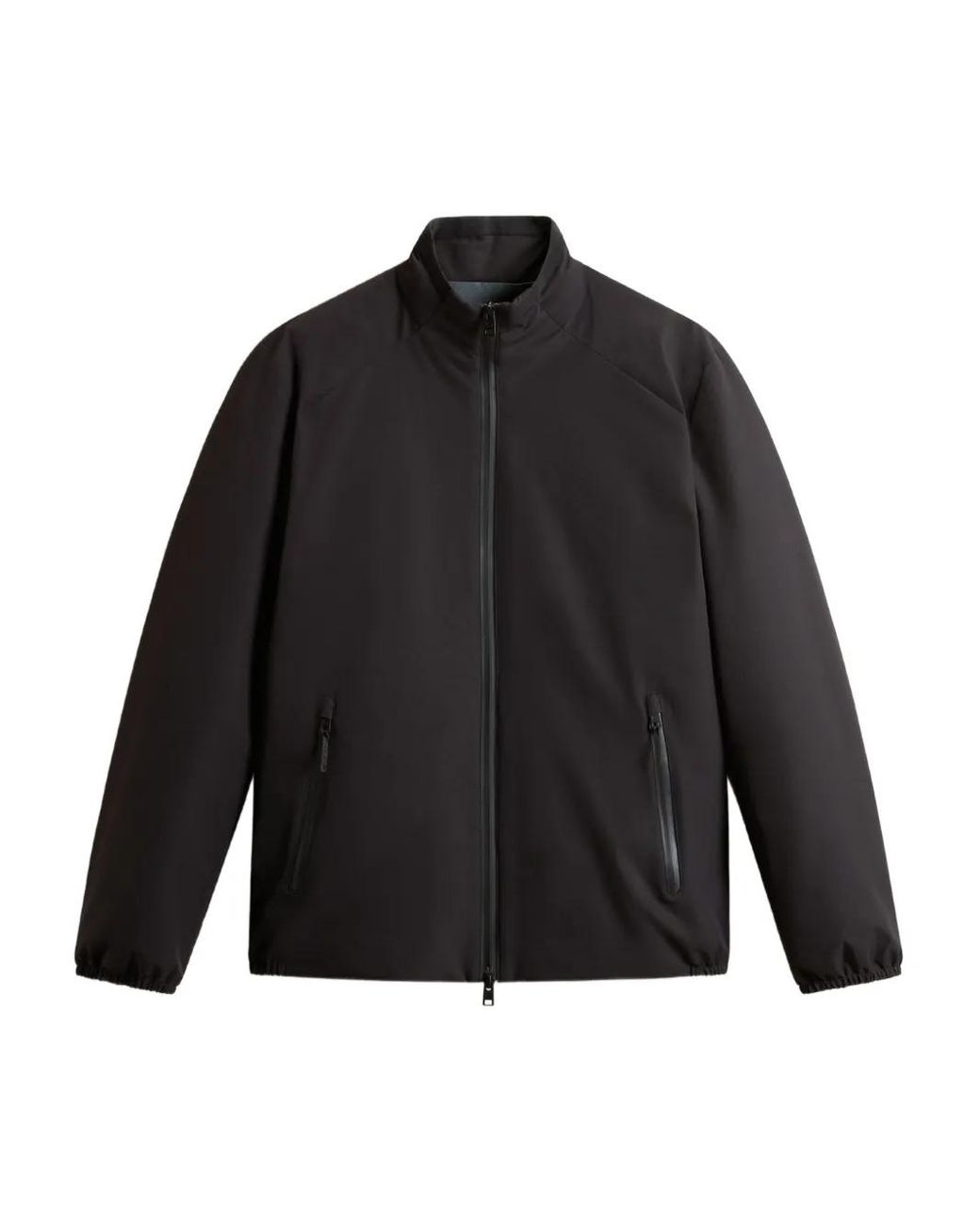 Woolrich Double-Layered Bomber Jacket in Black for Men | Lyst