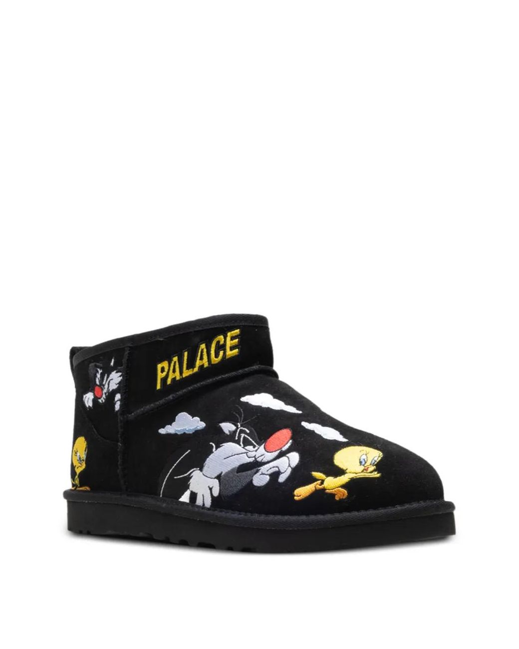 UGG Ultra Mini Cartoon-Embroidered Boots in Black for Men | Lyst