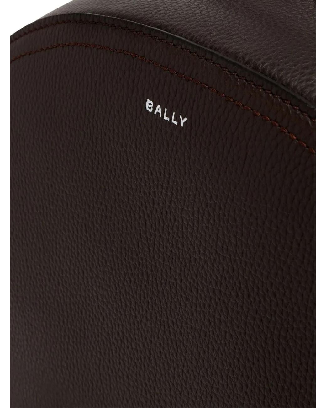 Bally Capitol Grained-Leather Backpack in Black for Men | Lyst UK