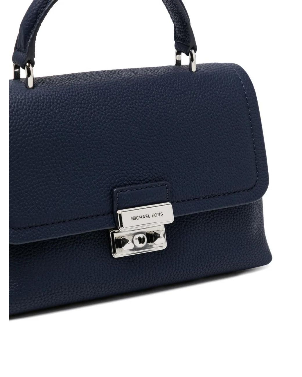 Michael Kors Md Th Satchel in Blue | Lyst