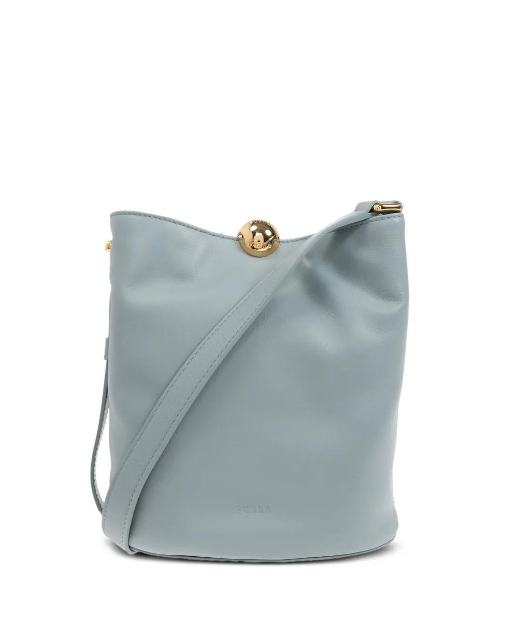 Furla Mini Soft Sfera Shoulder Bag in Blue | Lyst