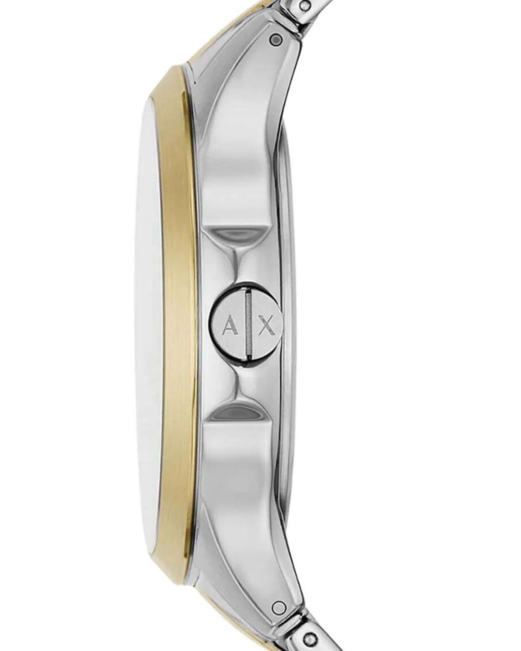 ARMANI EXCHANGE Round Face 46Mm in Metallic for Men | Lyst UK
