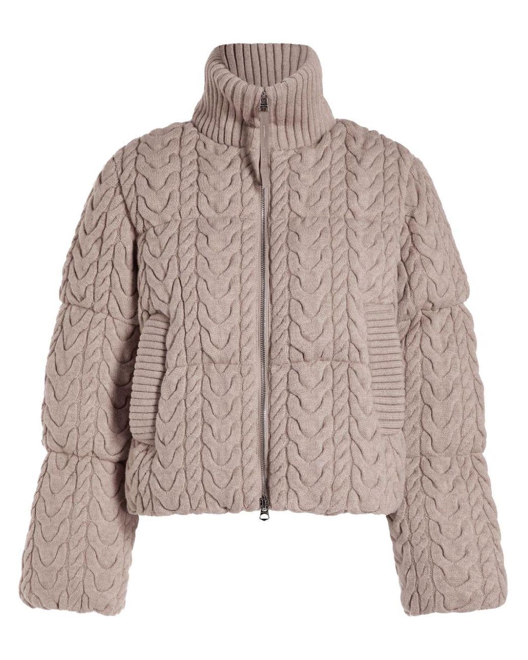 Varley Reggie Puffer Jacket in Brown | Lyst