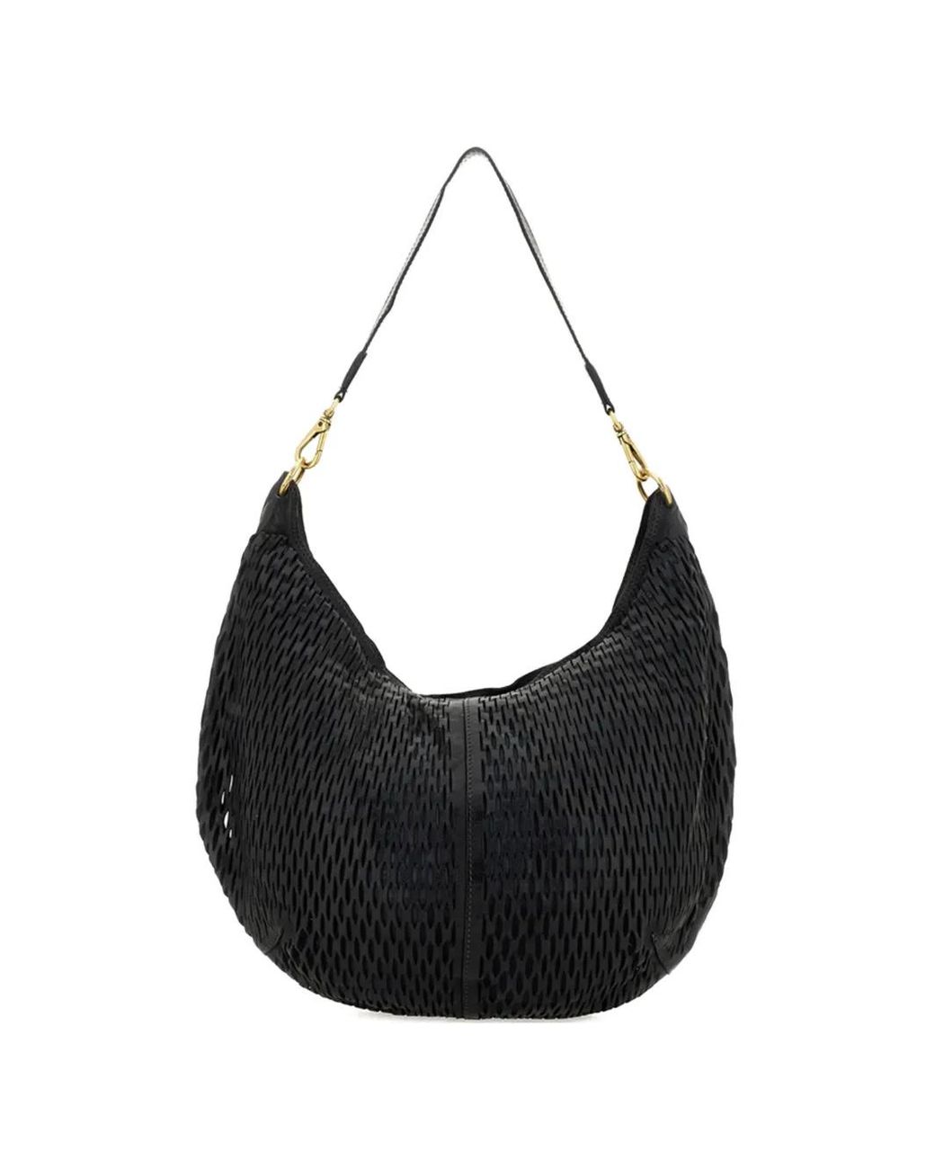 Campomaggi Anastasia Pierced Shoulder Bag in Black | Lyst
