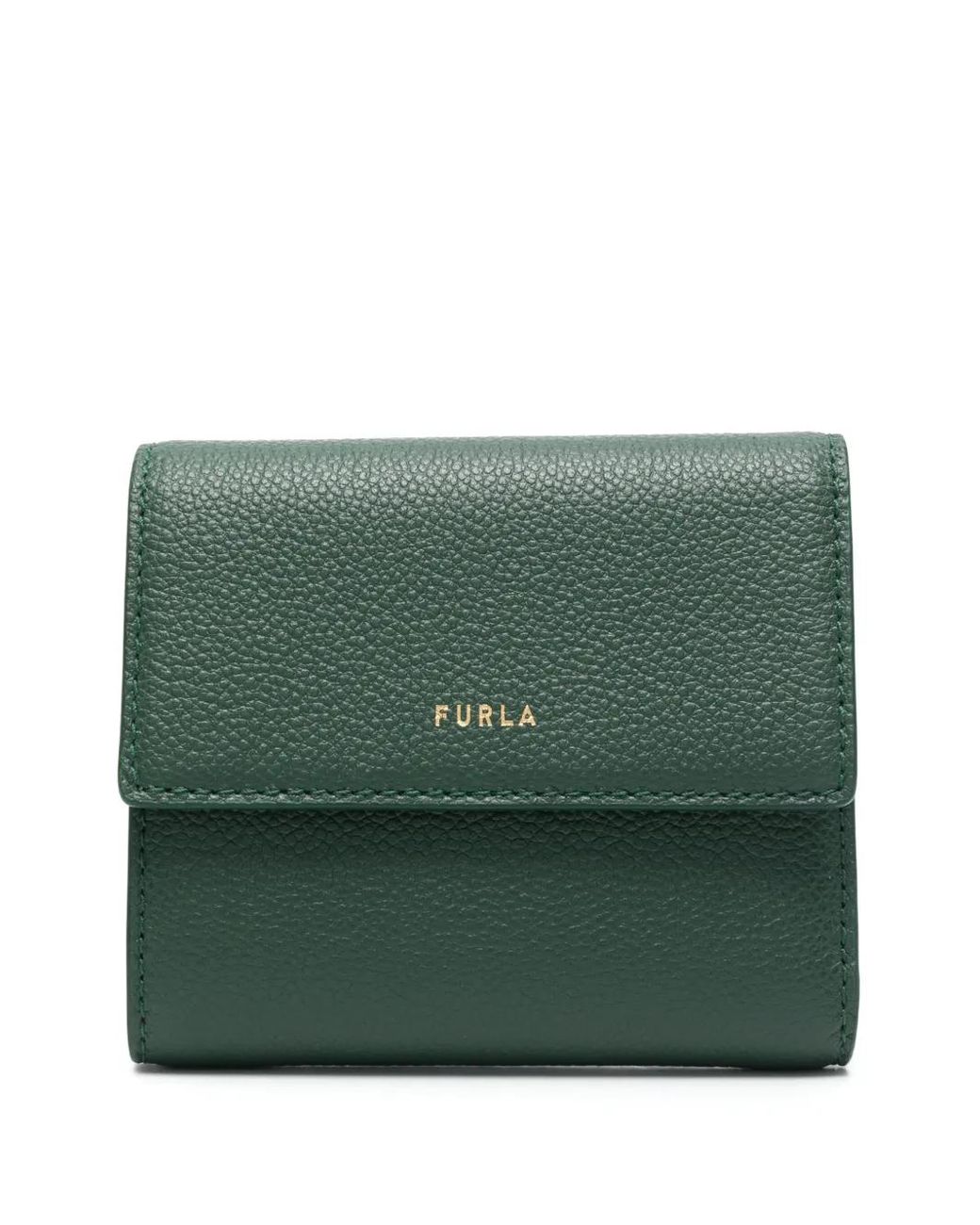 Furla Medium Goccia Wallet in Green | Lyst UK