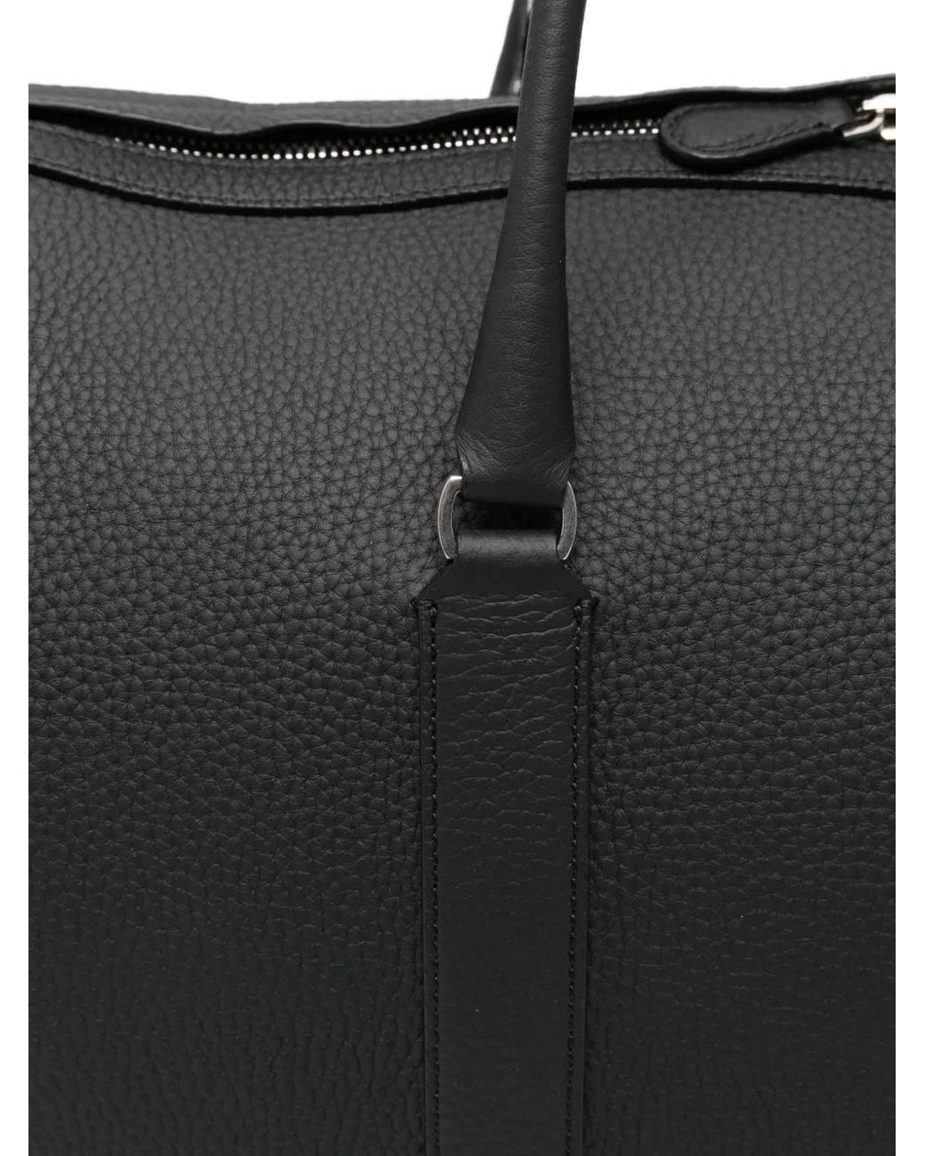 The Row Iowa Leather Luggage Bag in Black for Men | Lyst