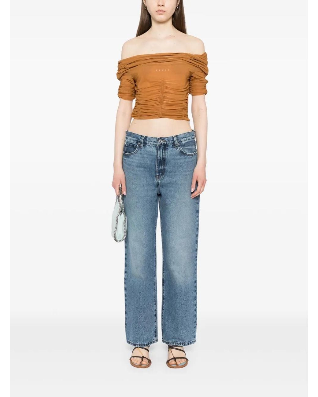 FRAME Le Jean Ankle Jeans in Blue | Lyst