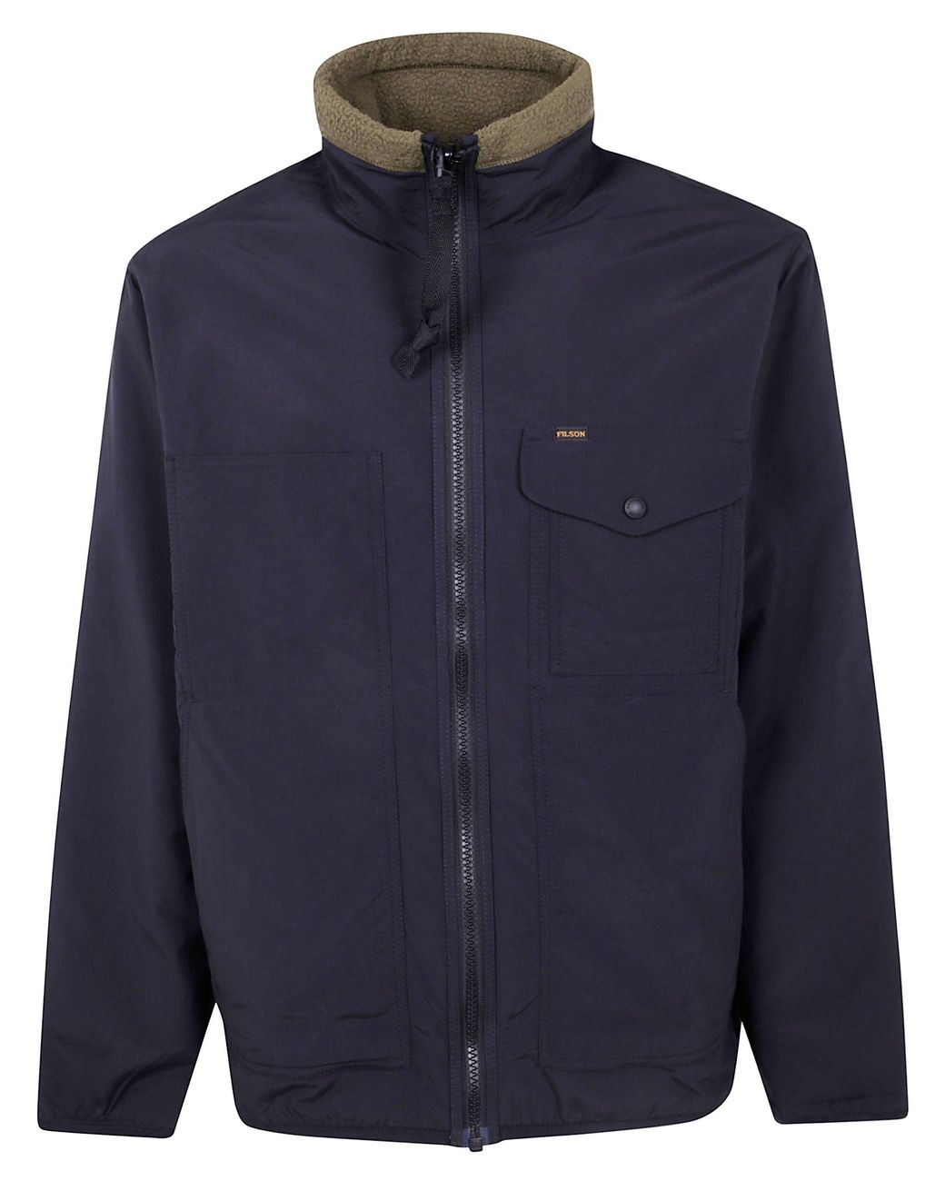 Filson "Reversible Pile Fleece Ripstop" Jacket in Blue for Men | Lyst