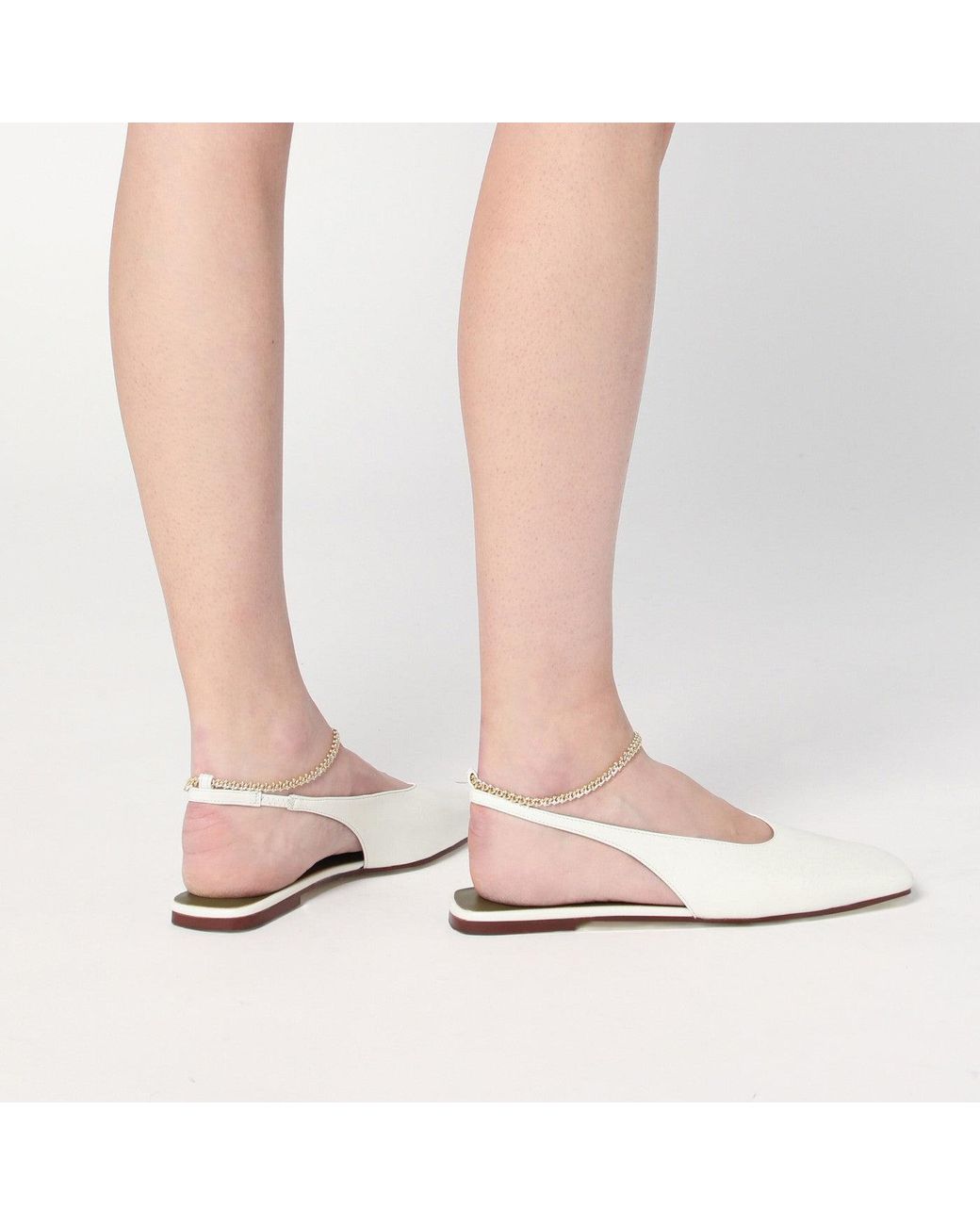 MARIA LUCA Ivory Augusta Slingback in Pink | Lyst