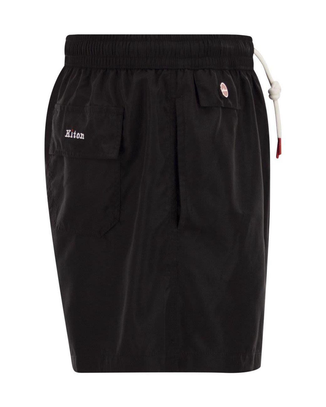 Kiton Short Swim Boxers in Black for Men | Lyst UK