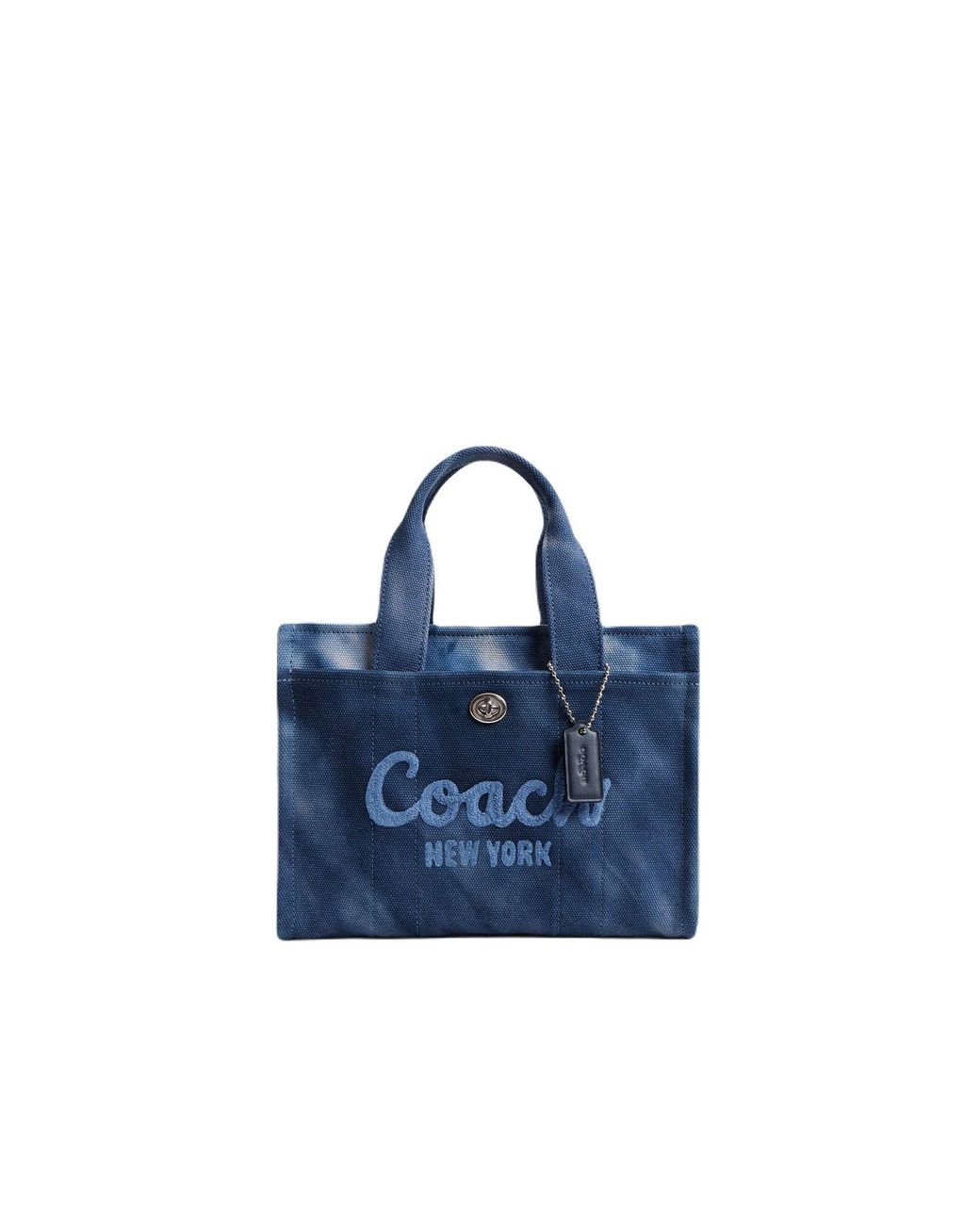 COACH Tie Dye Cargo Tote Bag 26 in Blue | Lyst