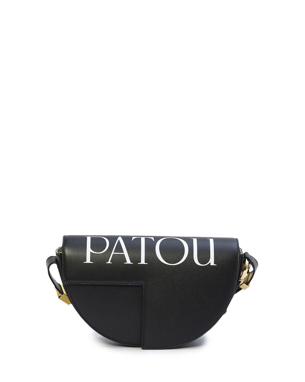Patou Le Leather Shoulder Bag in Black for Men | Lyst
