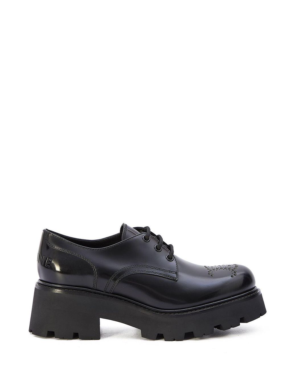 Celine Triomphe Rangers Derby With Perforated Triomphe in Black for Men ...