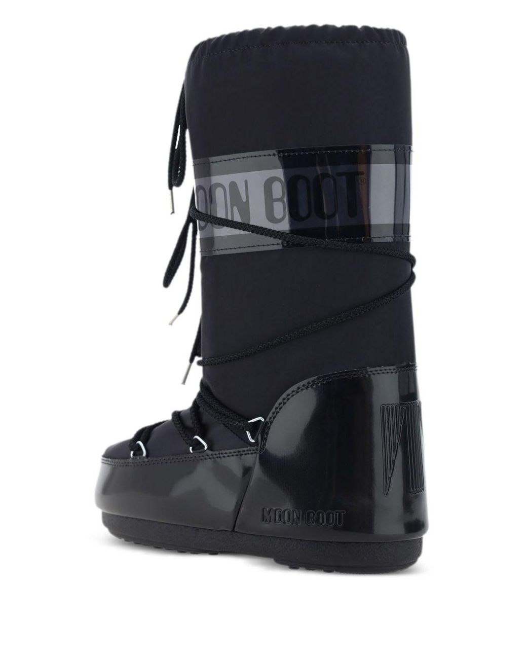 Moon Boot Icon Glance Boots in Black | Lyst UK