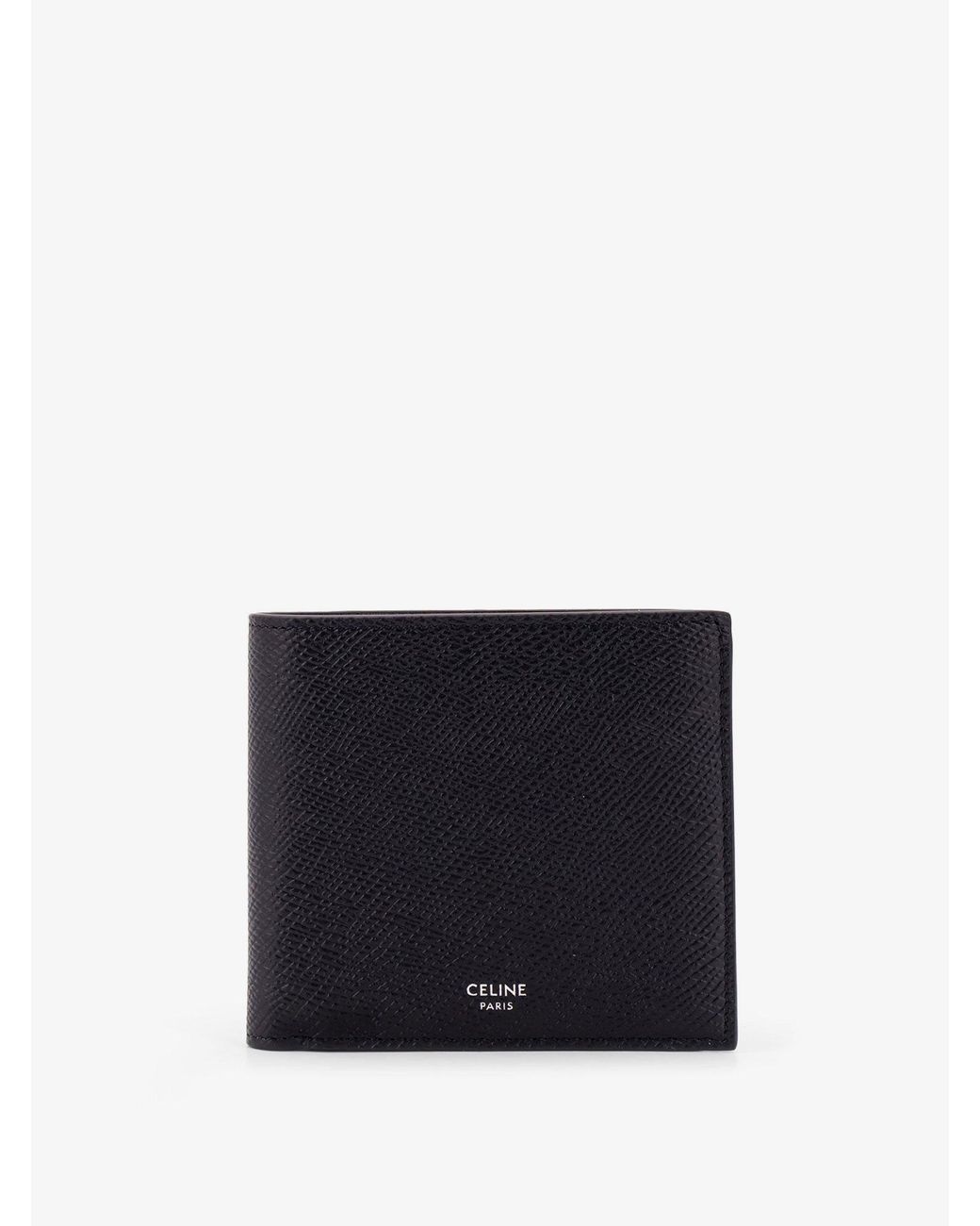 Celine Bi-Fold Leather Wallet in Blue for Men | Lyst