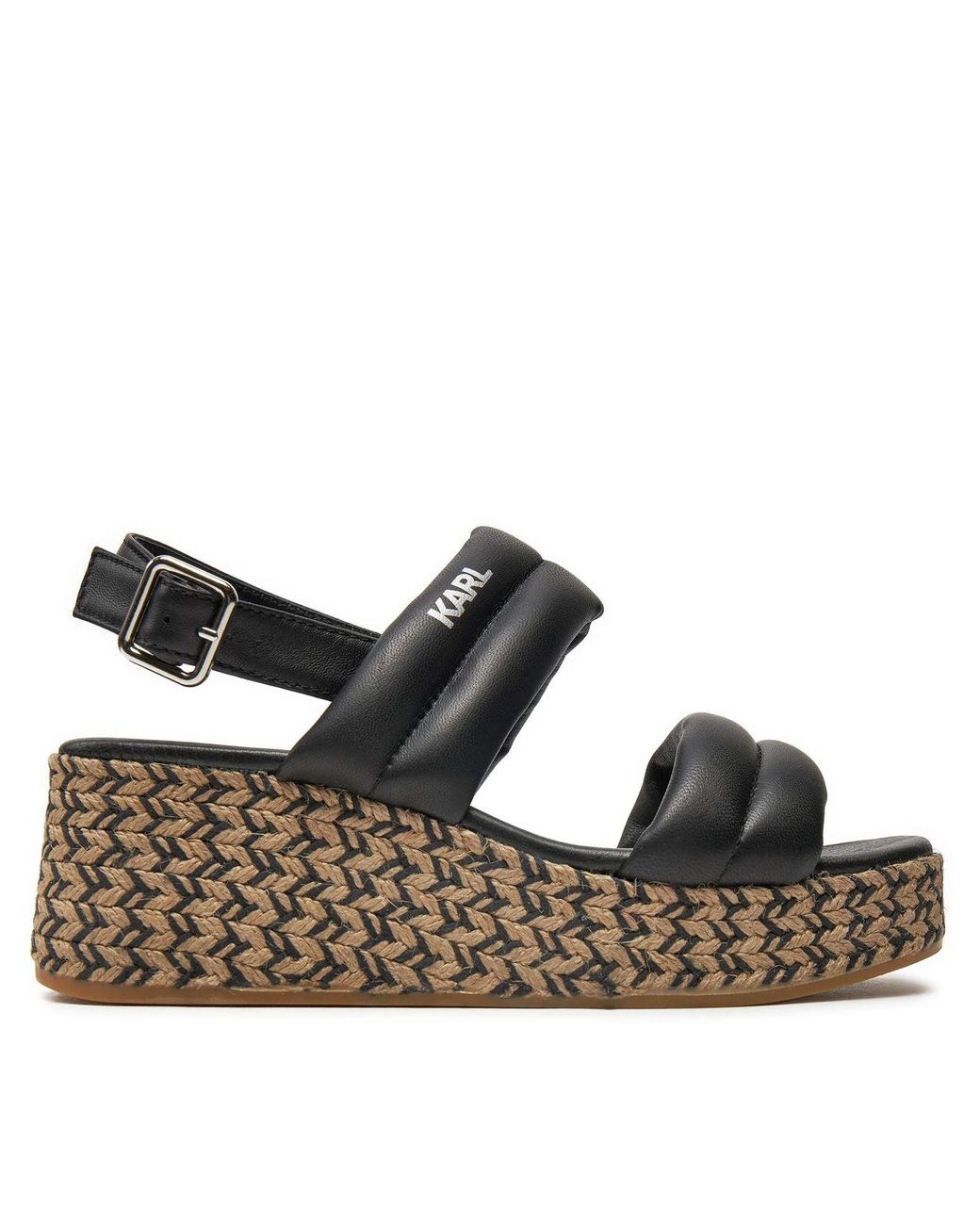 Karl Lagerfeld Goa Sandal Logo in Black for Men | Lyst