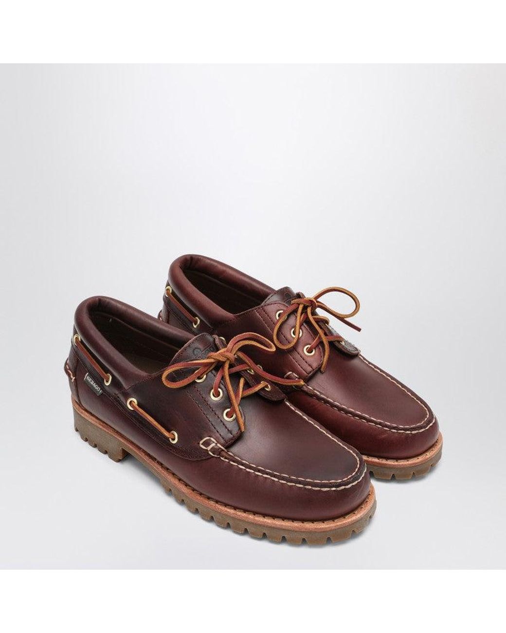 Sebago Mocasssino Acadia Premium Bordeaux in Brown for Men | Lyst UK