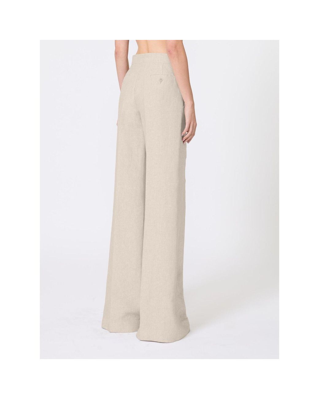 Max Mara Mxsangus Trouser Arena in Natural | Lyst