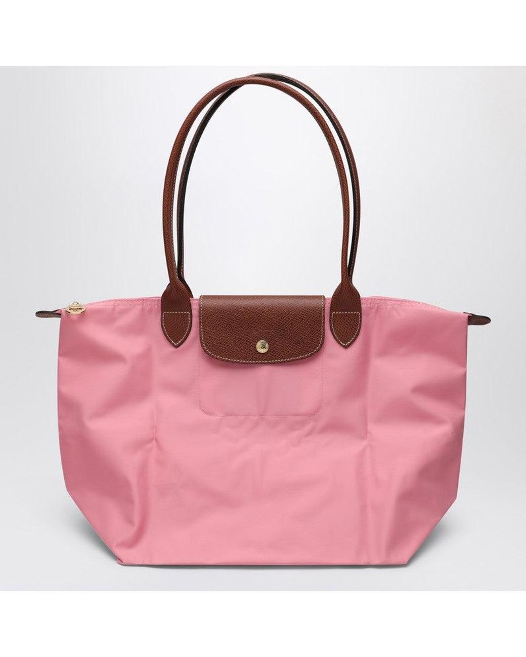 Longchamp Marshmallow-Coloured Le Pliage Original L Bag in Pink | Lyst