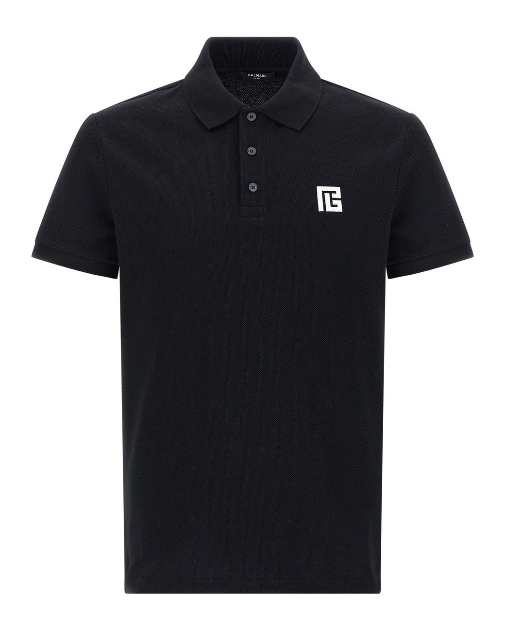 Balmain Polo Shirts in Black for Men | Lyst UK
