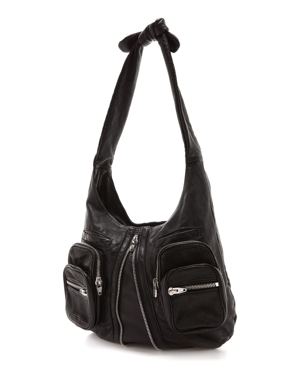Alexander Wang Donna Hobo Bag in Black | Lyst Alexander Wang Donna Hobo Bag in Black | Lyst
