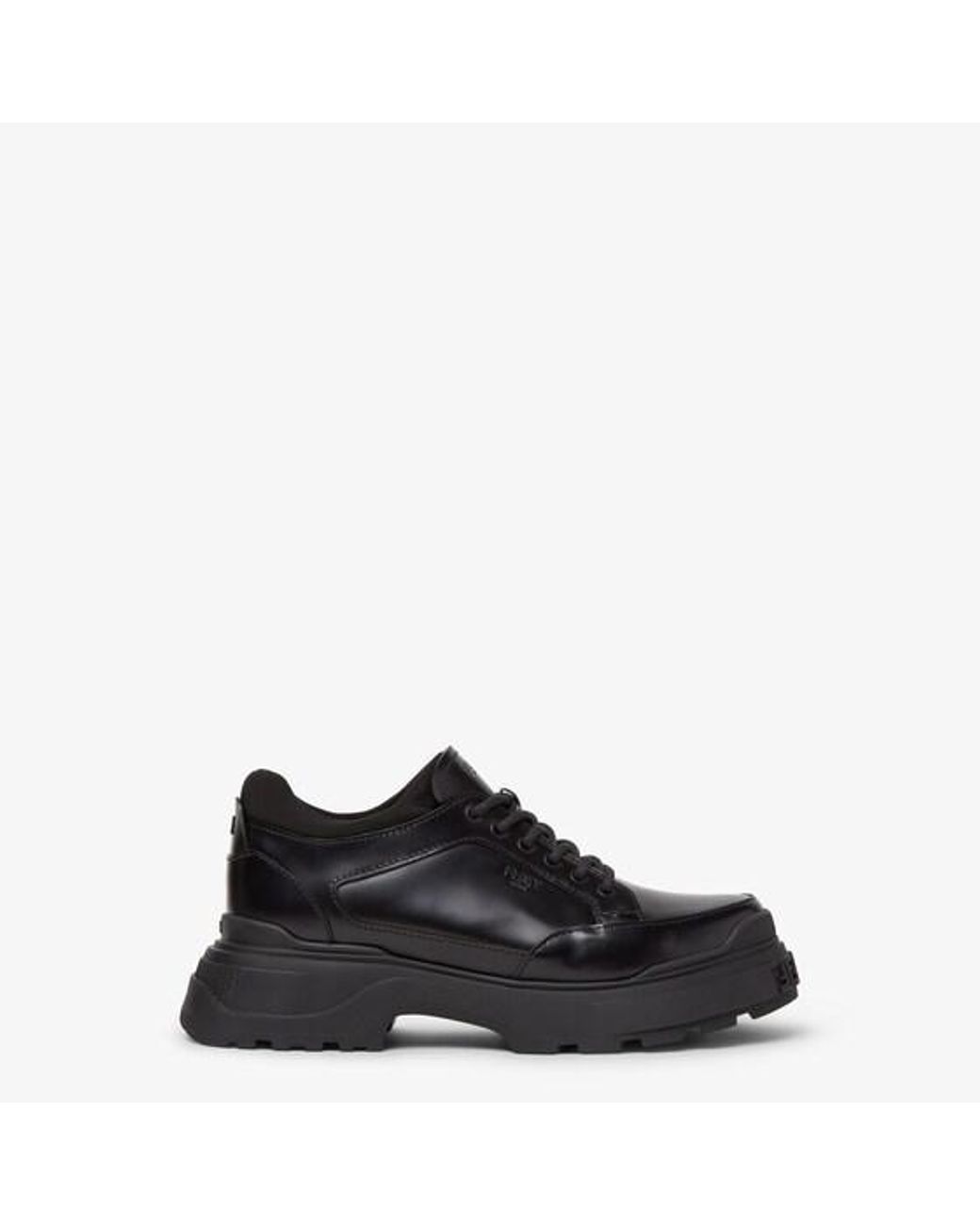 Fendi Force Light Lace-Ups in Black for Men | Lyst